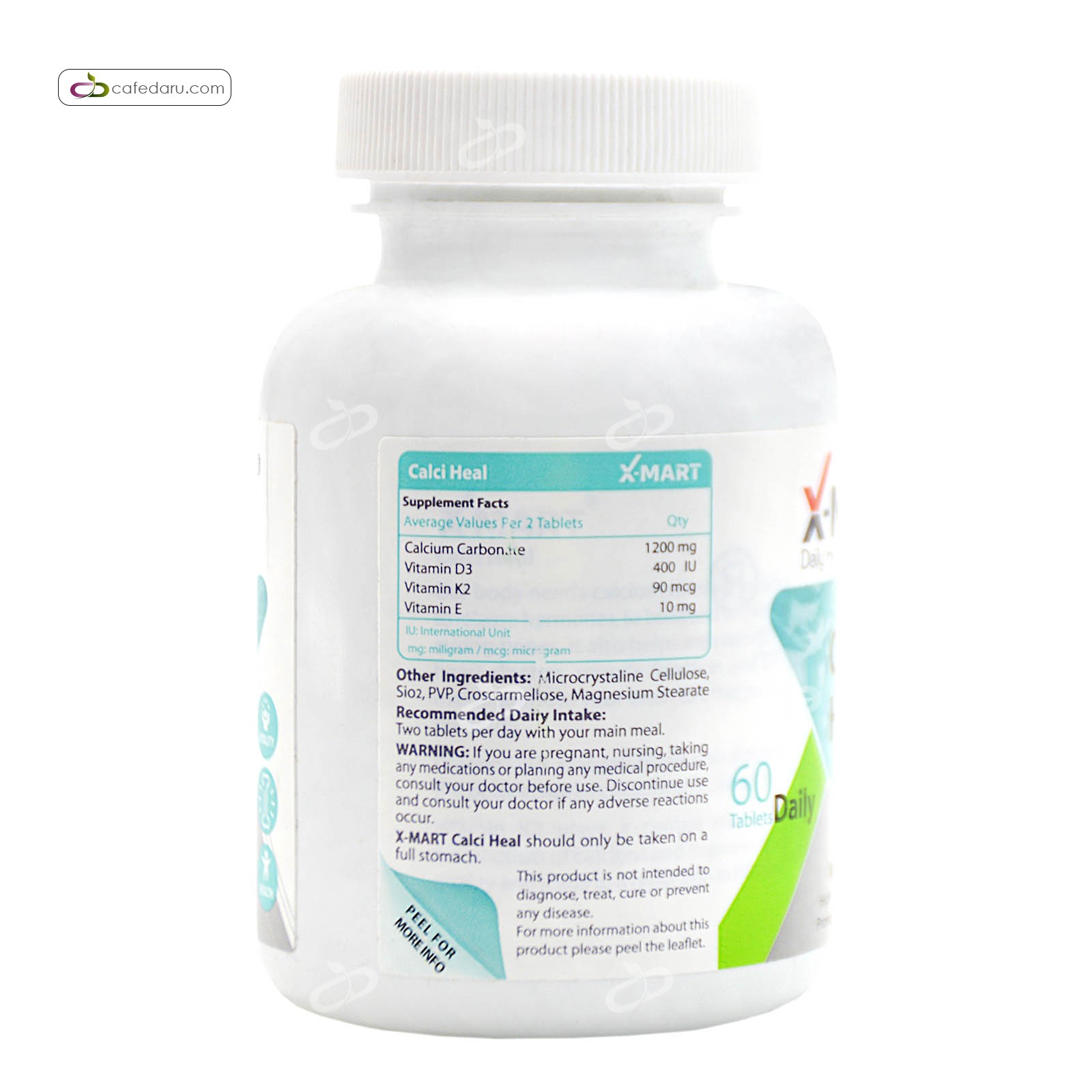 کلسی هیل (سلامت استخوان) ایکس مارت 60 قرص - کافه دارو- داروخانه آنلاین