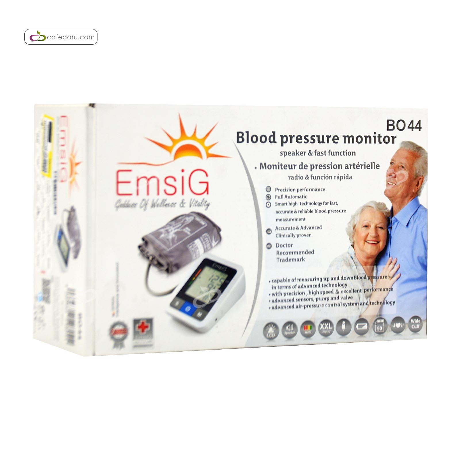 فشارسنج BO44 امسیگ - کافه دارو- داروخانه آنلاین